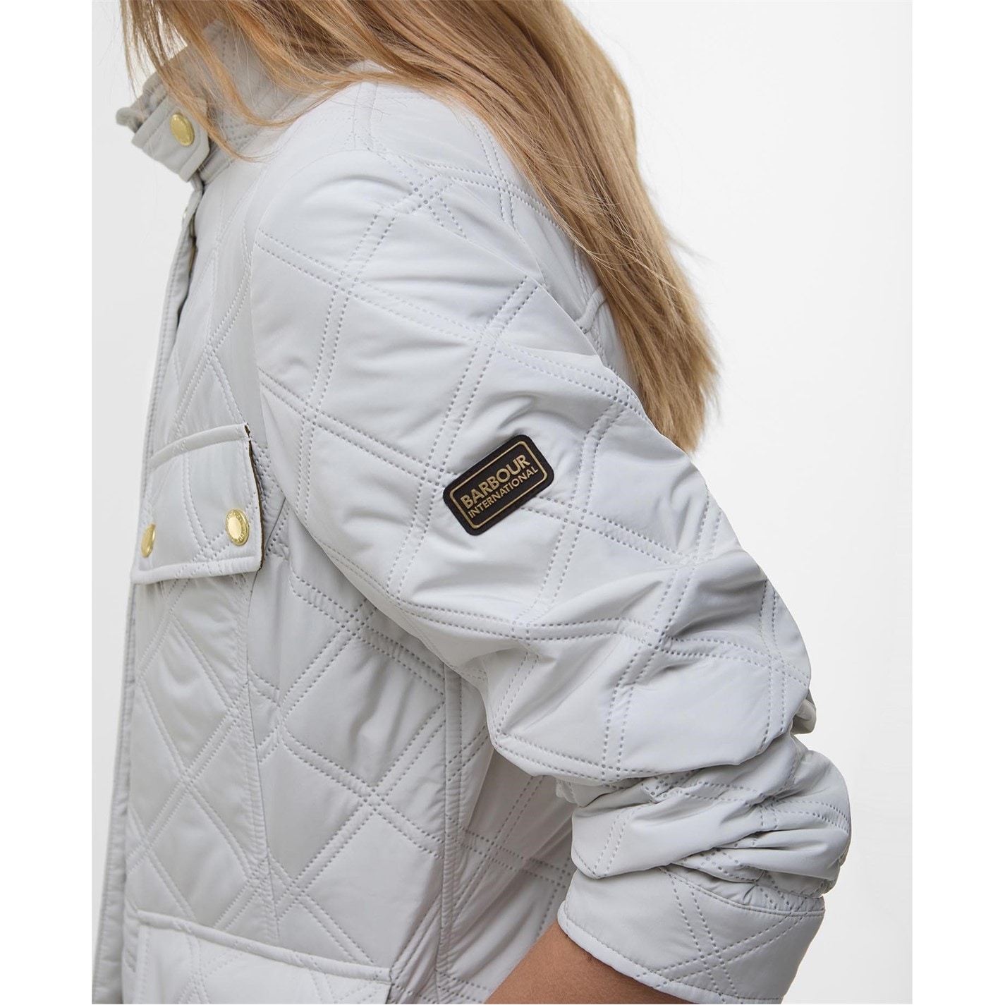 Barbour International | Womens Halsey Long Sleeve Quilted Jacket ...