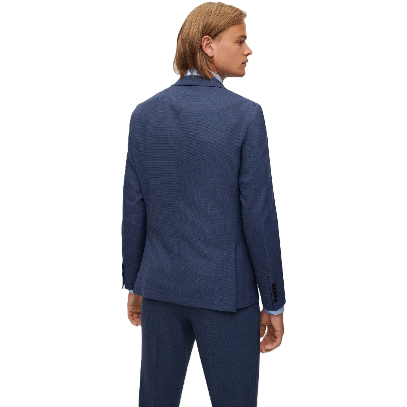 Boss | Men's Heston Designer Slim Fit Suit | Men | Dark Blue | Flannels