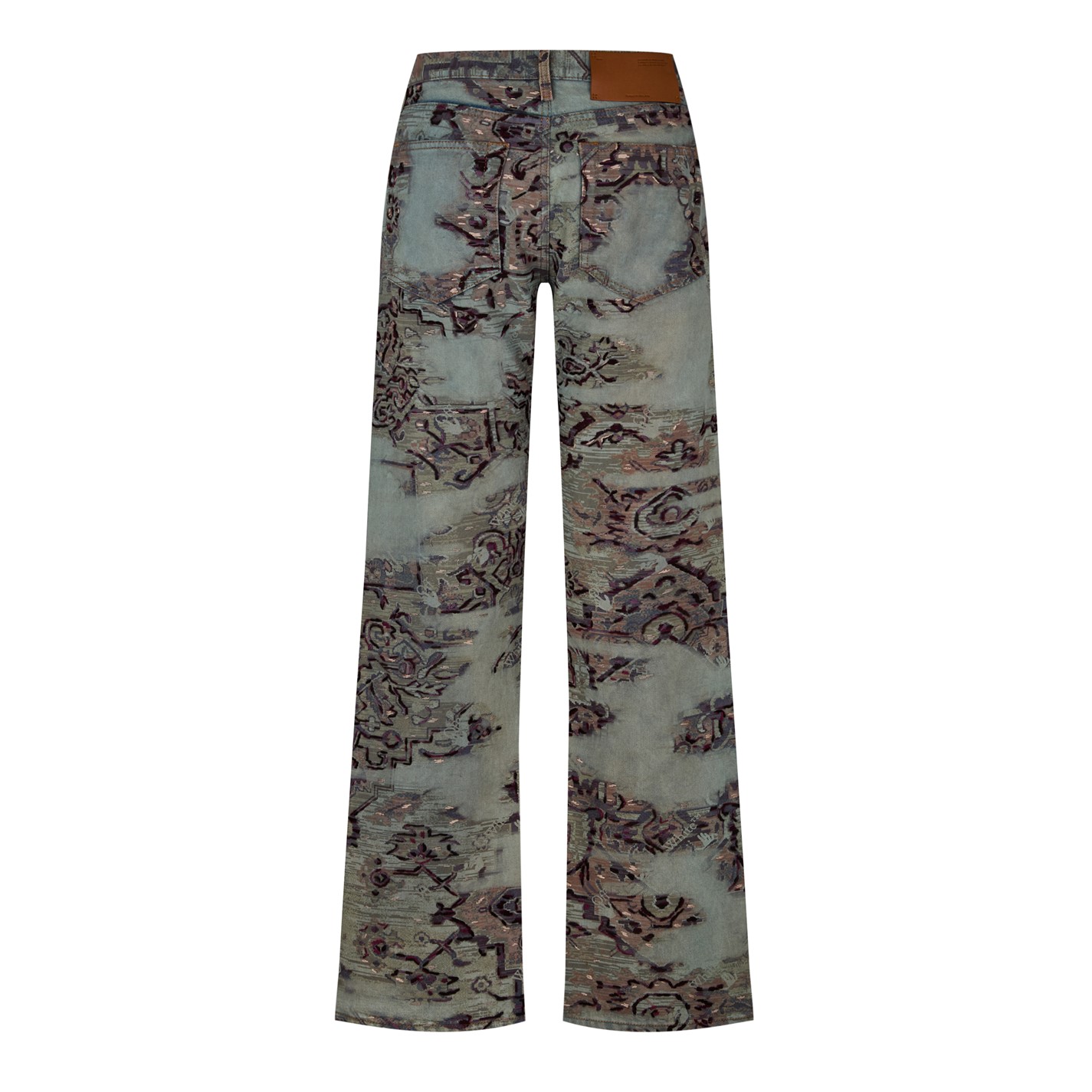 OFF WHITE | Men's Tapestry Faded Print Jeans | Men | Multicolor | Flannels