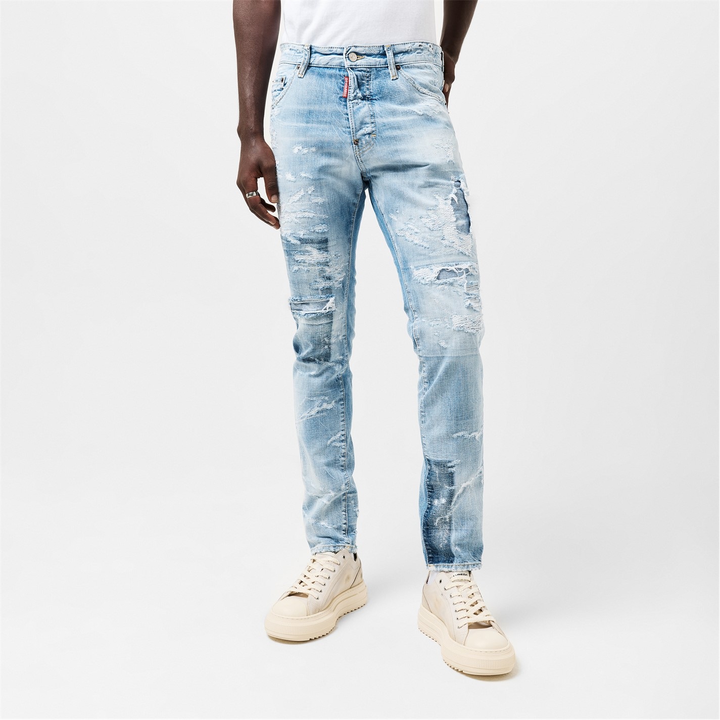 DSQUARED2 | Men's DSQ Cool Guy Slim Fit Jeans | Men | Navy Blue | Flannels