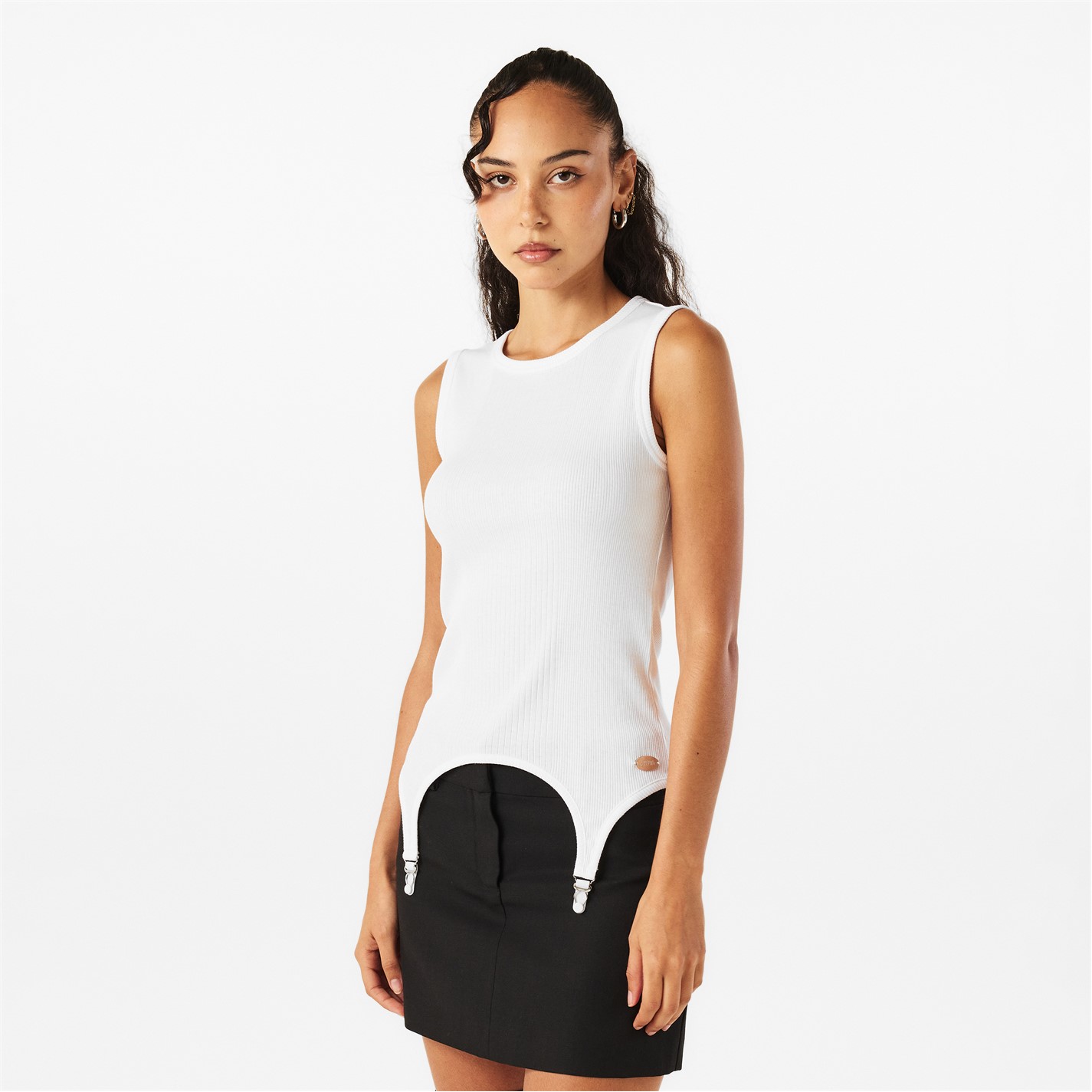 JEAN PAUL GAULTIER | Women's Sculptural Tank Vest | Women | White ...