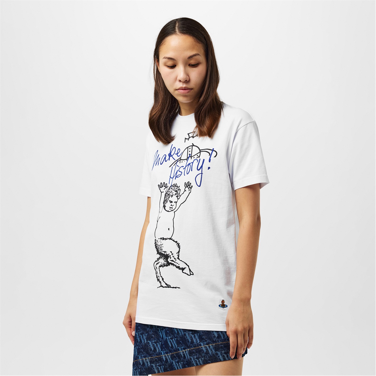 VIVIENNE WESTWOOD | Women's Viv Fawn T-Shirt | Women | White | Flannels