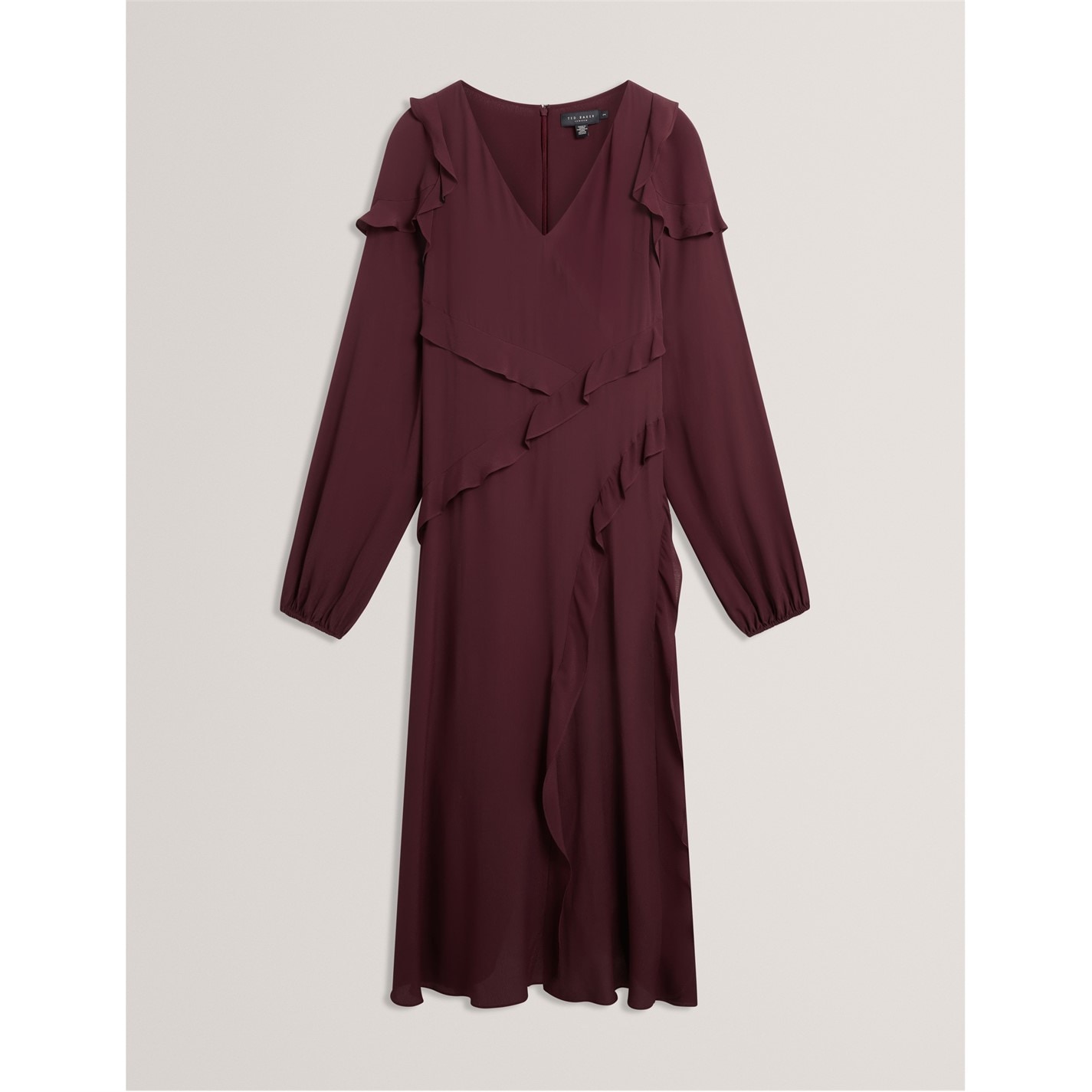Ted Baker | Women's Long-Sleeve Midi Tea Dress | Women | Tea Dresses ...