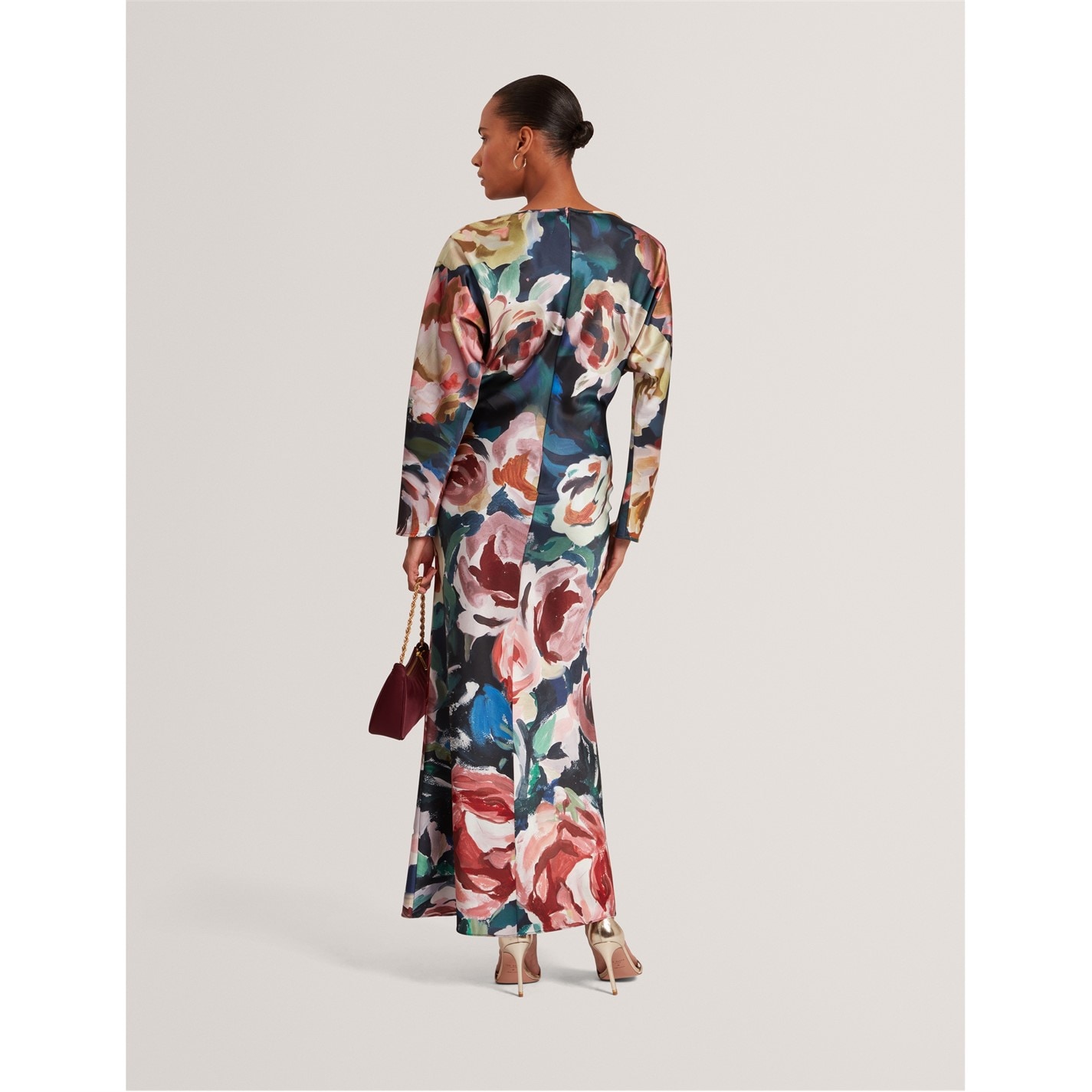 Ted Baker | Women's Long-Sleeve Midi Tea Dress | Women | Tea Dresses ...