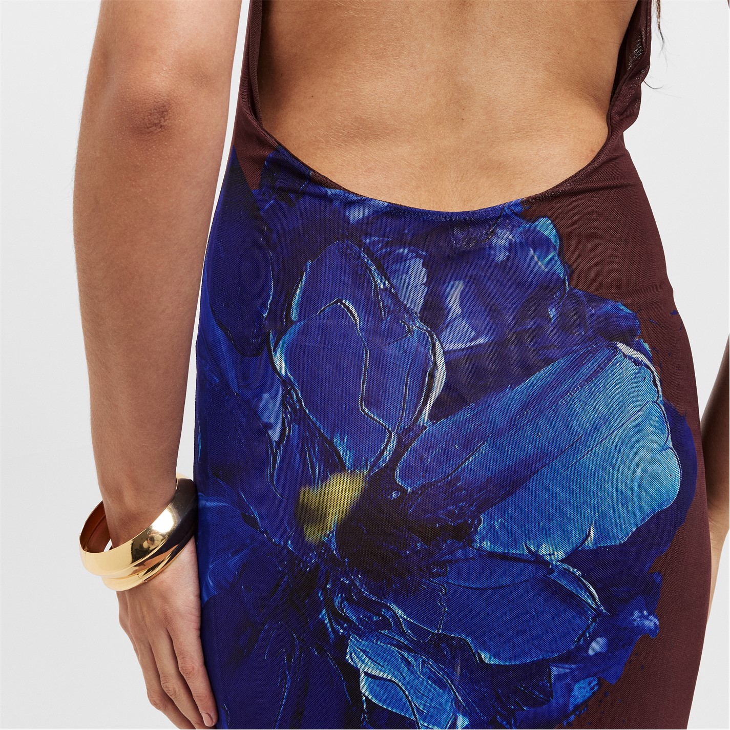 GRACE JACOB | Women's Maxi Dress | Women | Brown/Blue | Flannels
