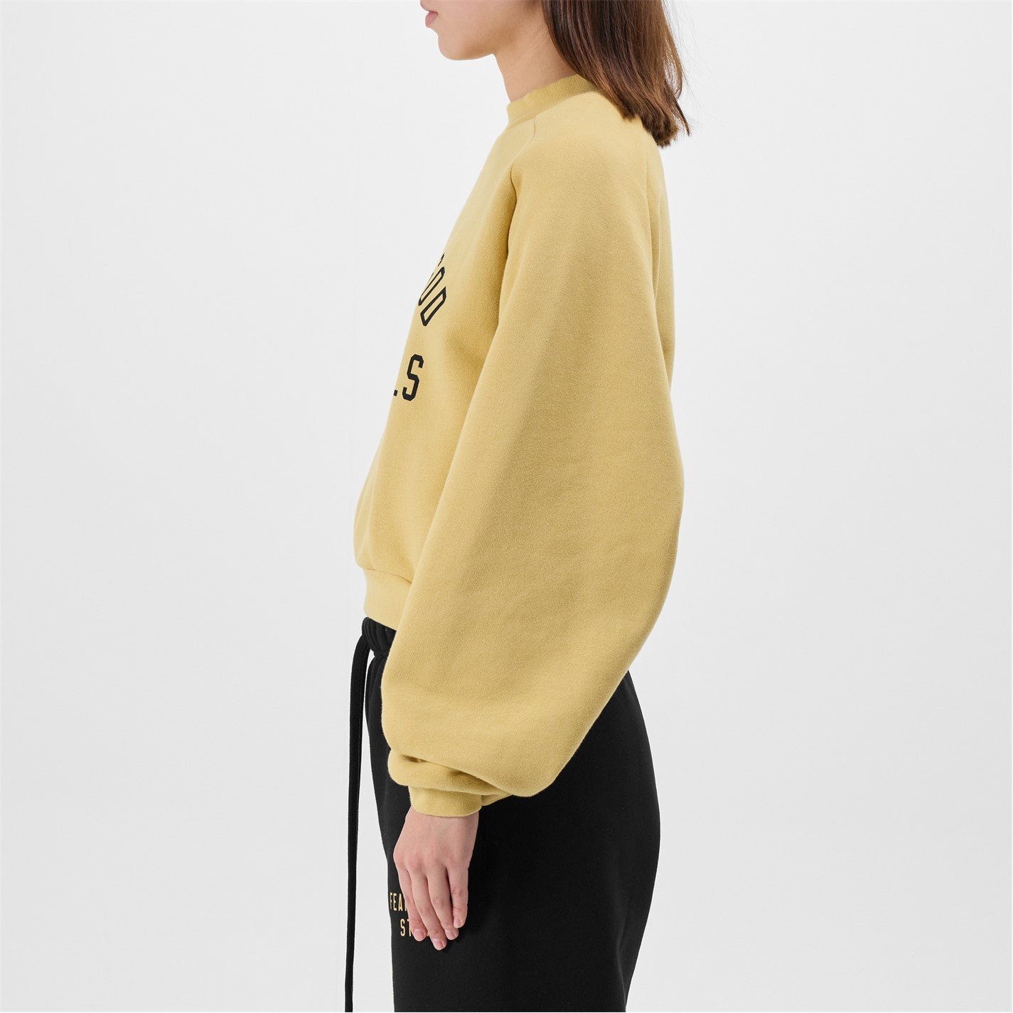 FEAR OF GOD ESSENTIALS | Cropped Sweatshirt | Women | Crew Sweaters ...