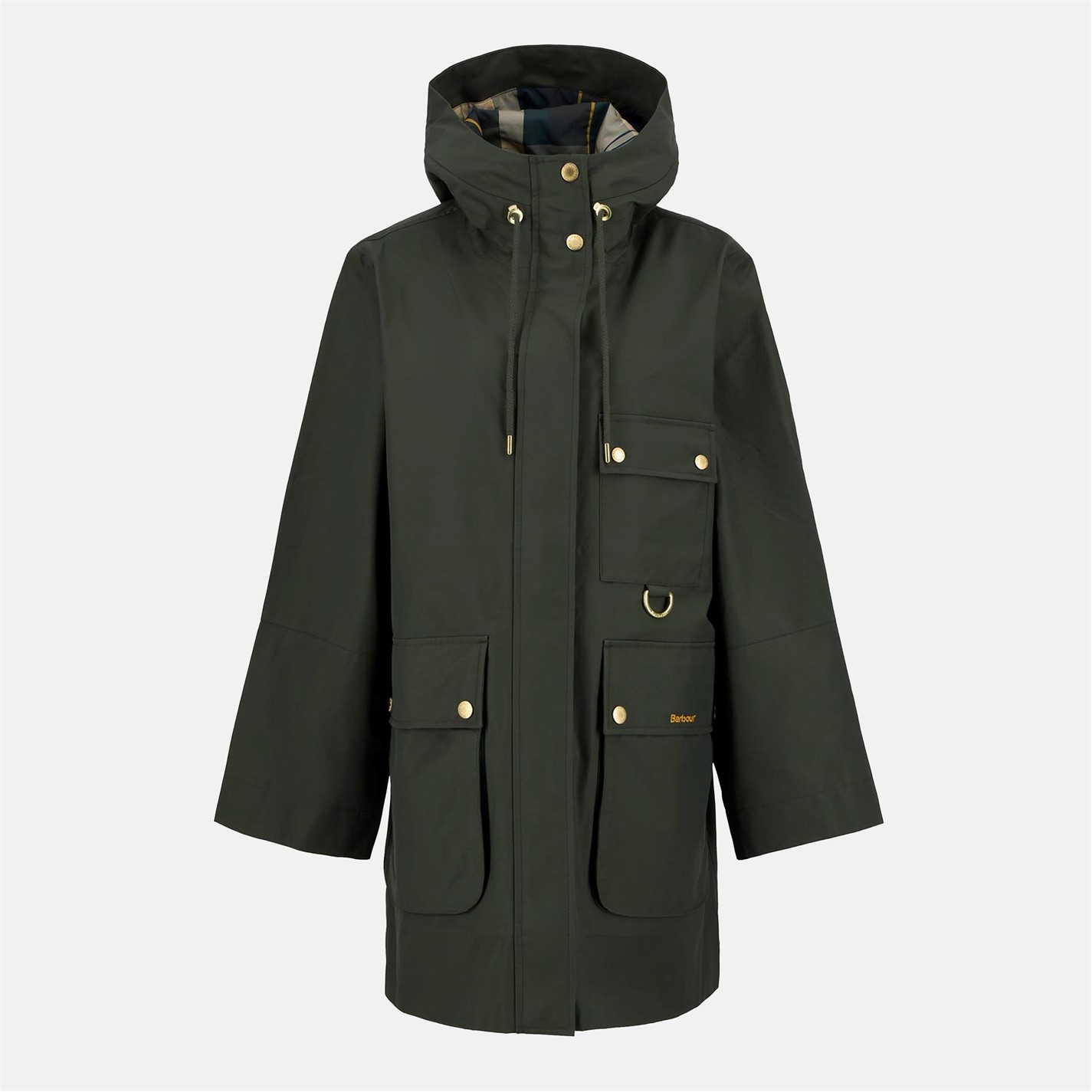 Barbour | Women's Arla Waterproof Hooded Long Sleeve Rain Anorak ...