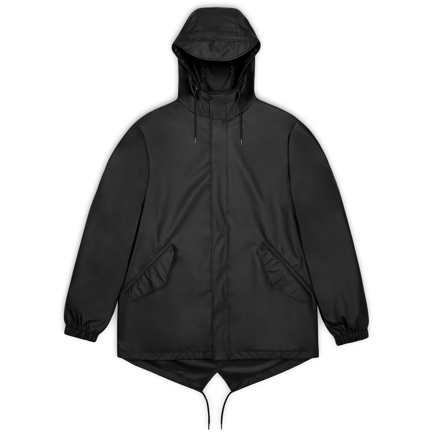Rains | Women's Fishtail Waterproof Rain Anorak | Women | 01 Black ...