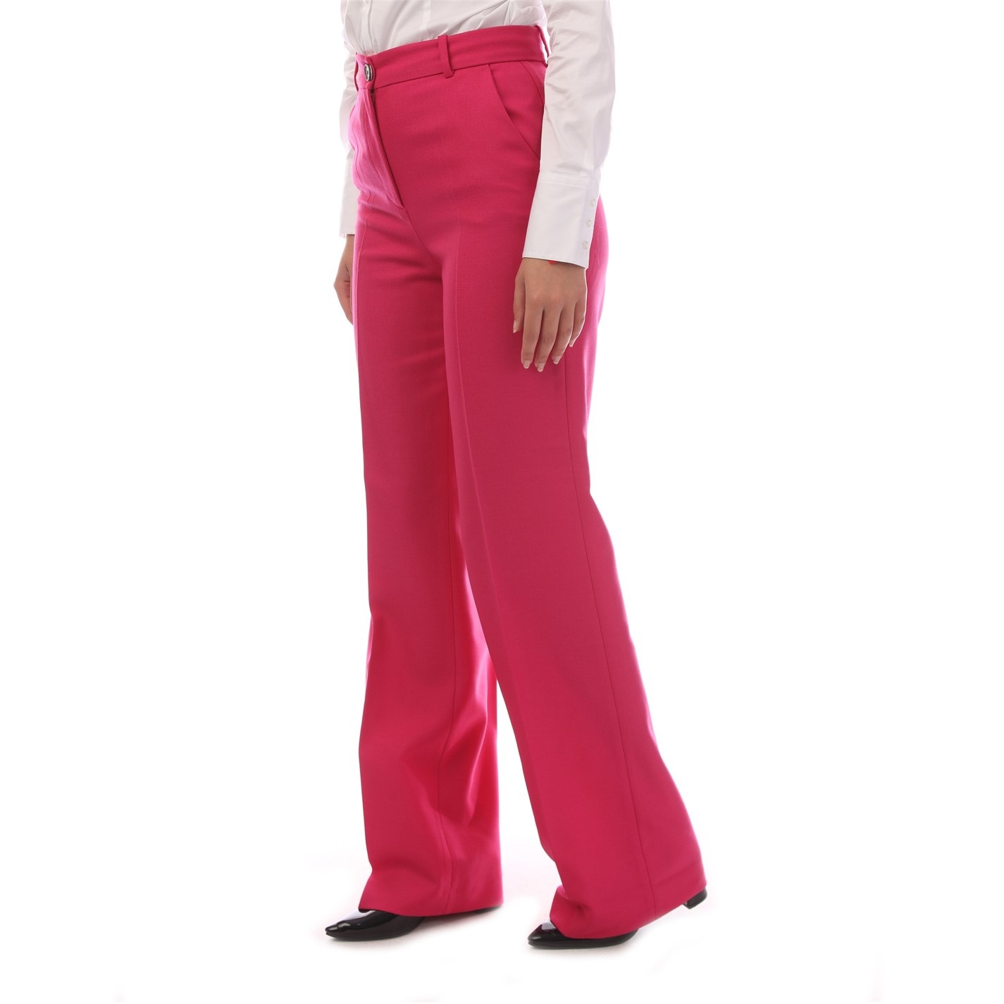 BOSS | Women's Tireka Luxurious Wool Trousers | Women | Bright Pink ...