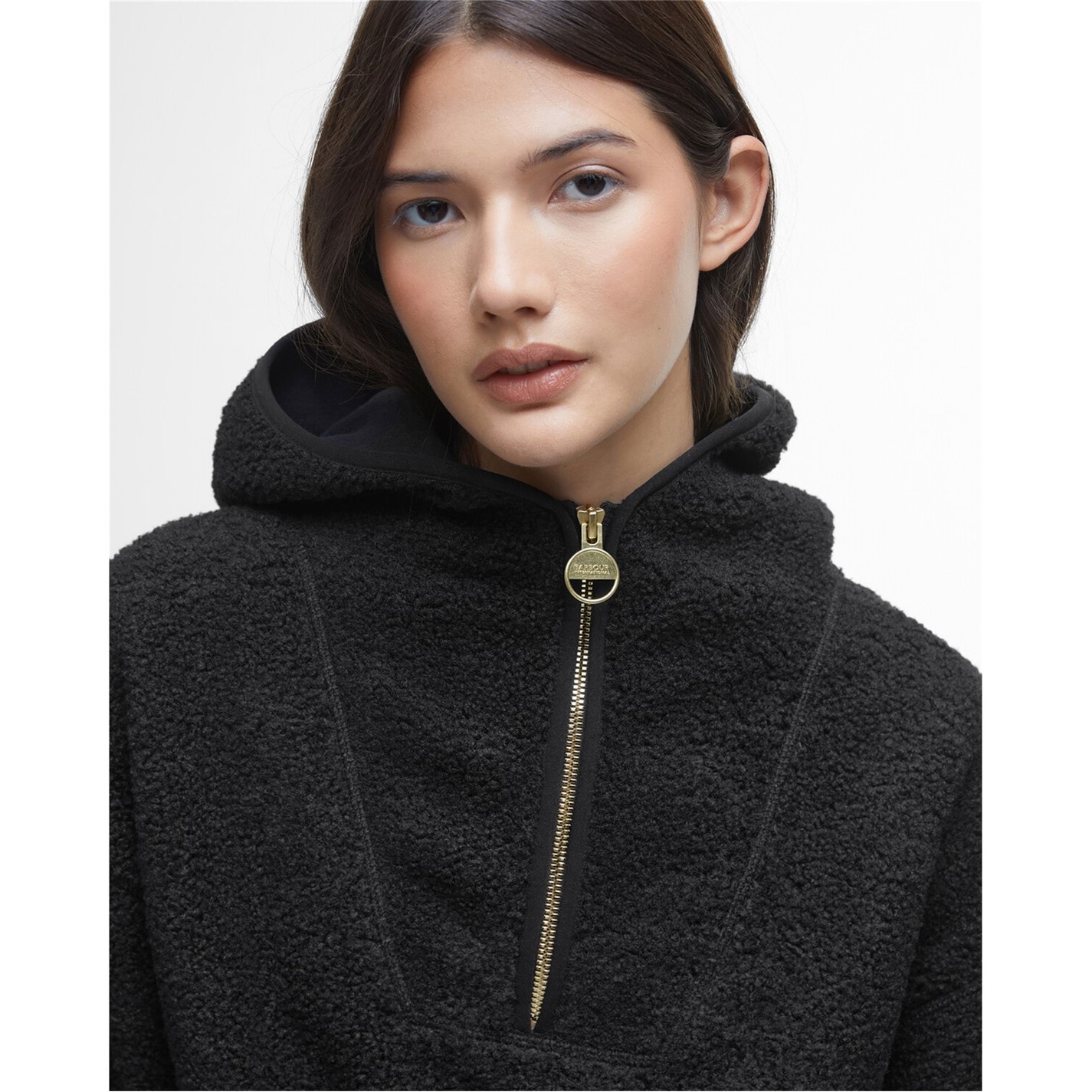 Barbour International | Boston Fleece | Women | 1/4 Zip Pile Fleece ...