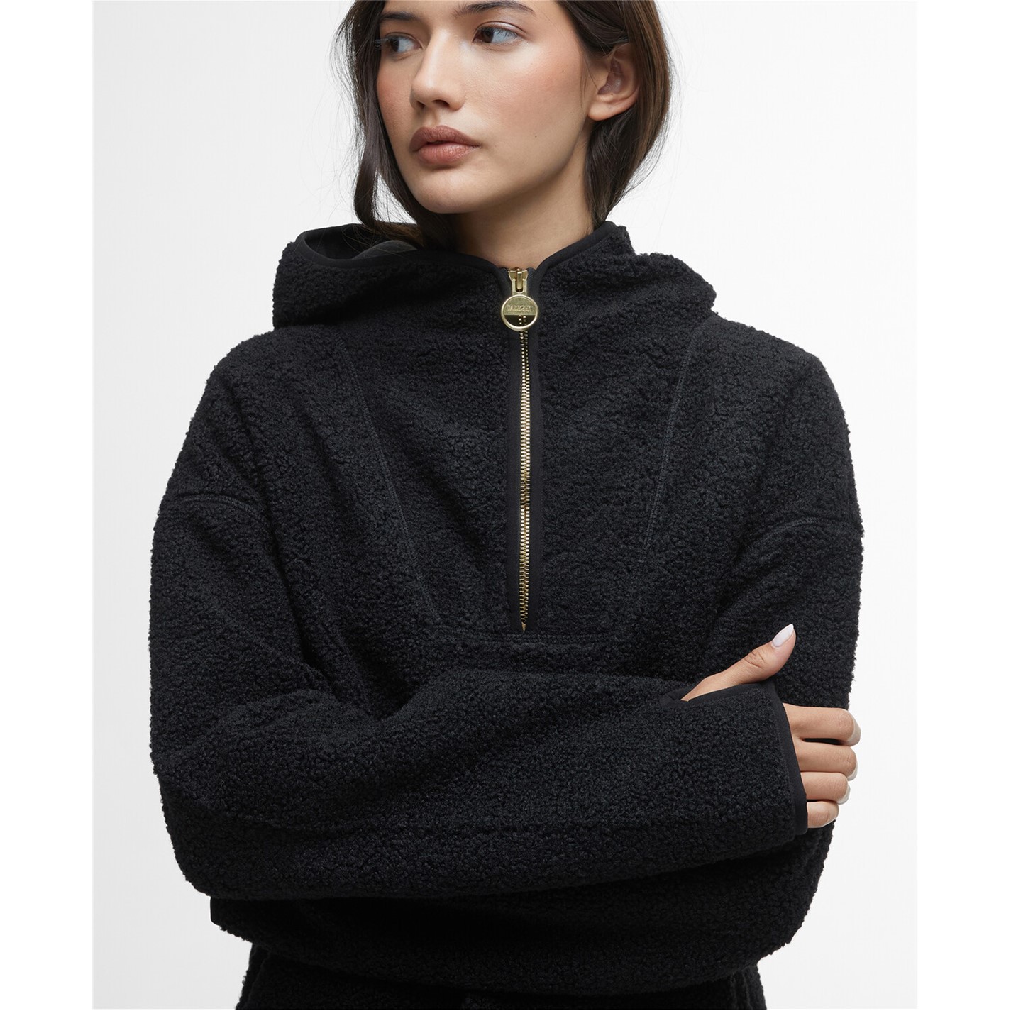 Barbour International | Boston Fleece | Women | 1/4 Zip Pile Fleece ...