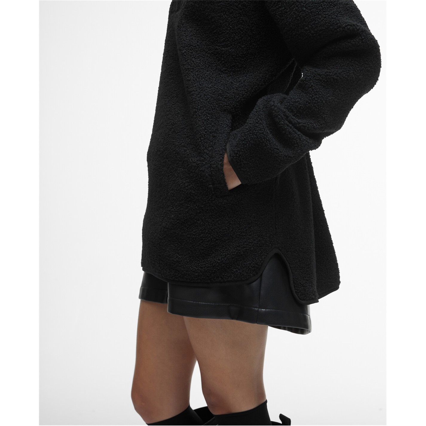 Barbour International | Boston Fleece | Women | 1/4 Zip Pile Fleece ...