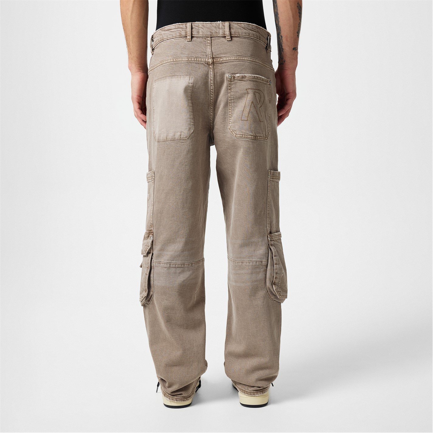 REPRESENT | Men's WorkShop Denim Straight Leg Jeans | Men | Stone ...