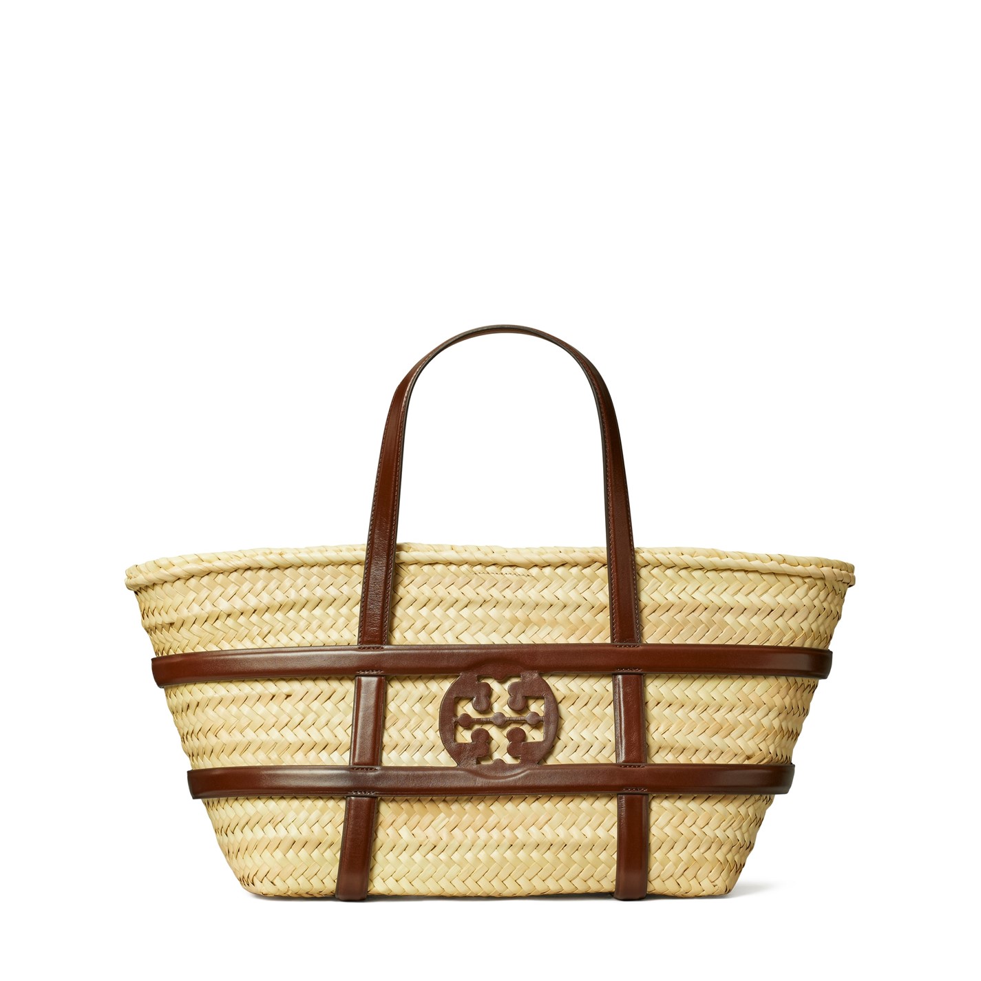 Tory Burch | Ella Straw Basket | Women | Classic Cuoio | Flannels