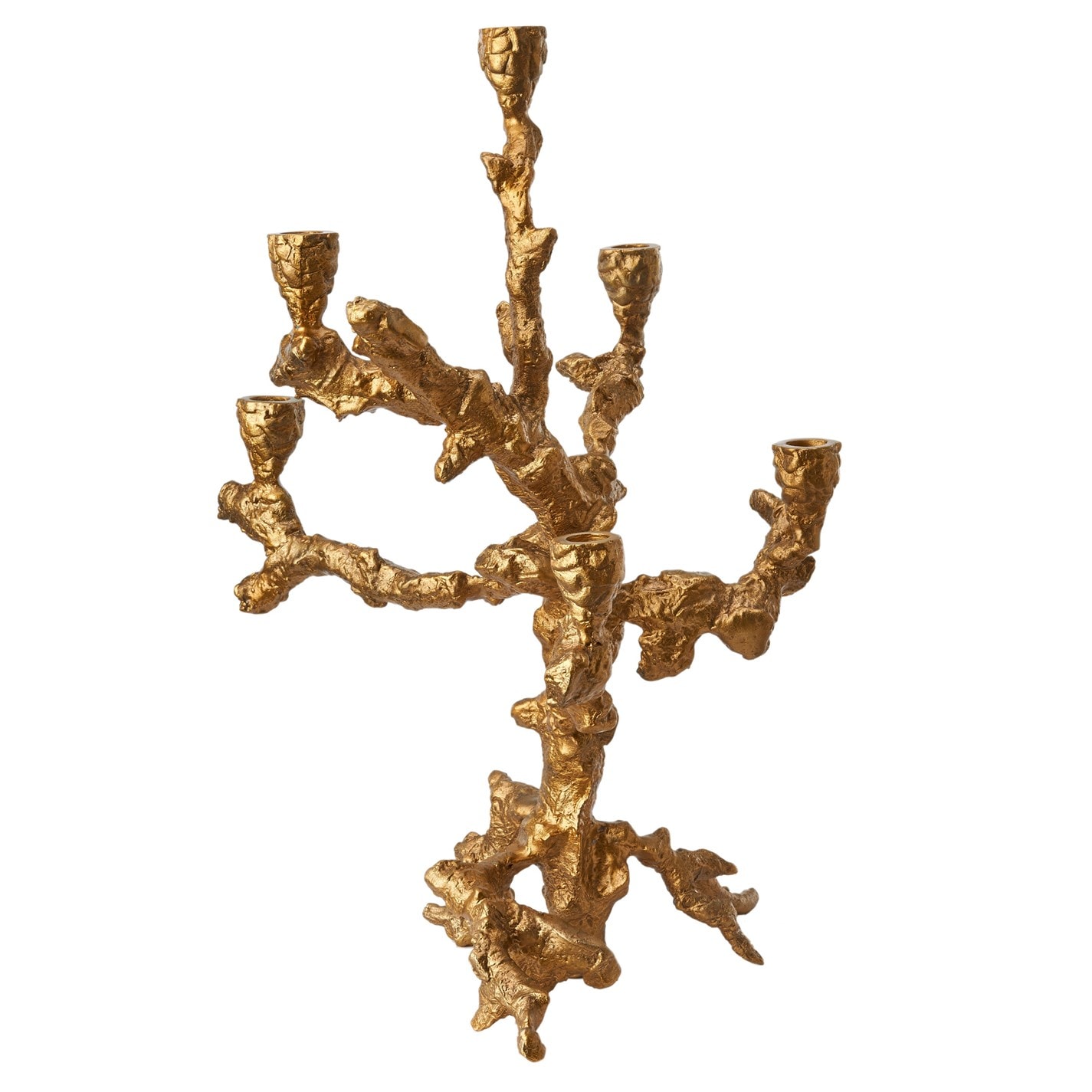 Pols Potten | Apple Tree Candle Holder- Large | Unisex | Gold | Flannels