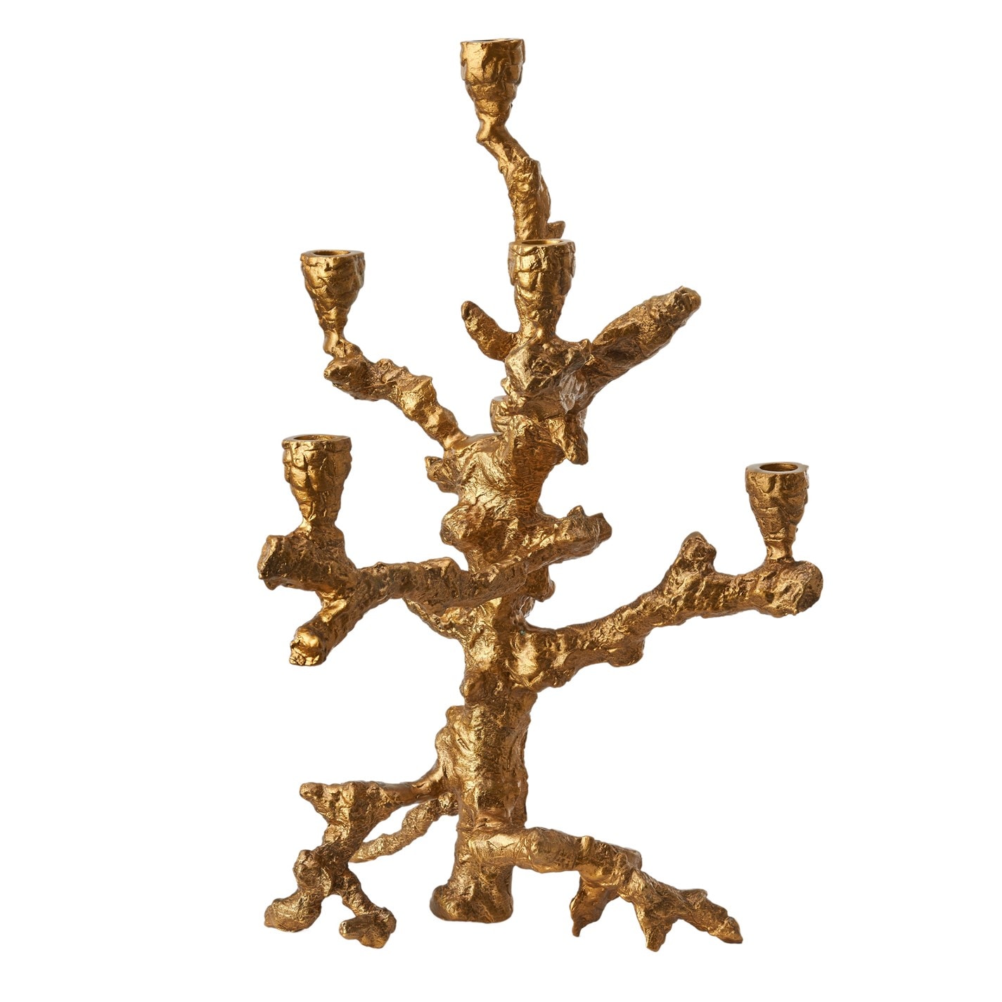 Pols Potten | Apple Tree Candle Holder- Large | Unisex | Gold | Flannels