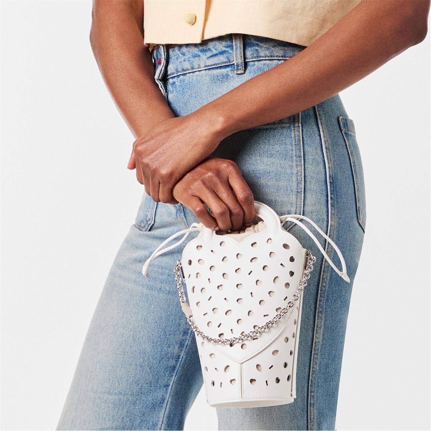 Tiffany | Pf Crossbody Design Bag | Unisex | White | Flannels