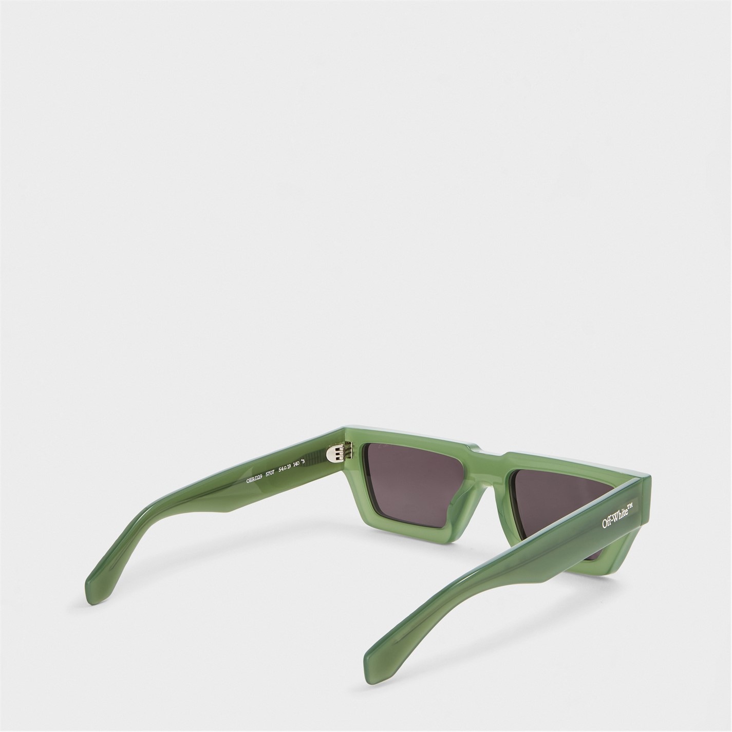 OFF WHITE | Rectangle Sunglasses, Rectangle Design | Unisex | Green ...