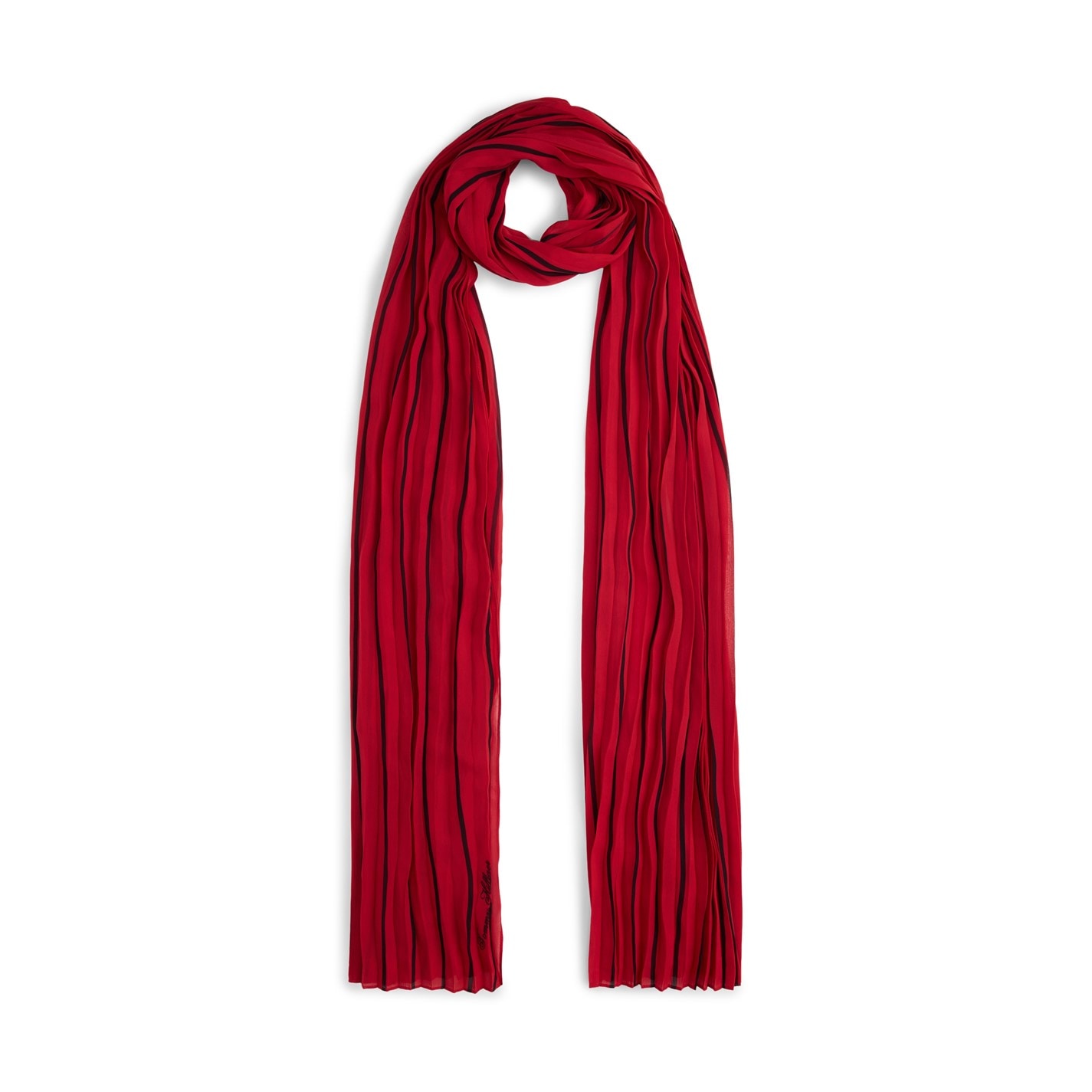 Tommy Hilfiger | Women's Chain Silk Scarf | Women | Soft Cream/Red ...