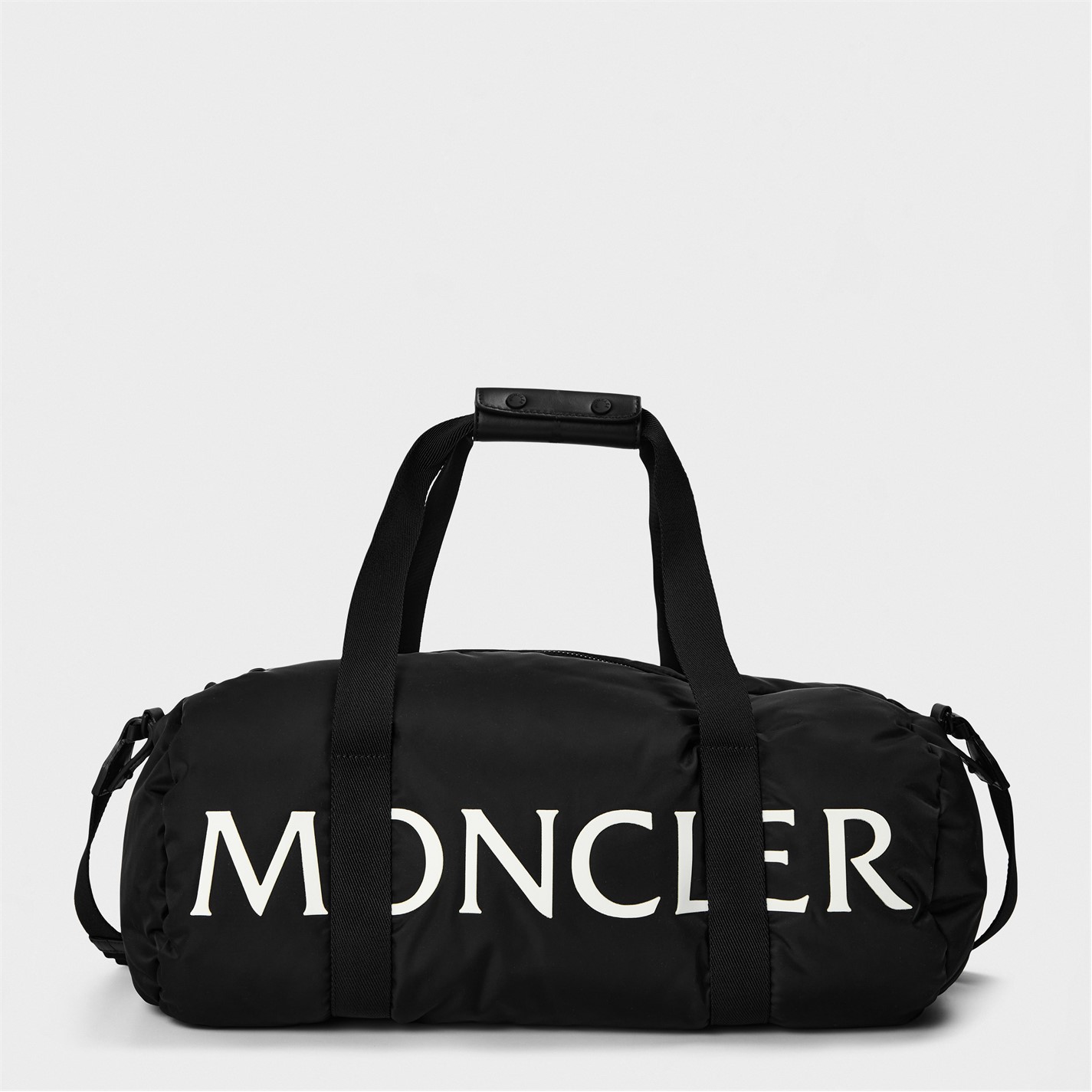 MONCLER | Men's Water Resistant Gym Drawstring Bag | Unisex | Black 999 ...
