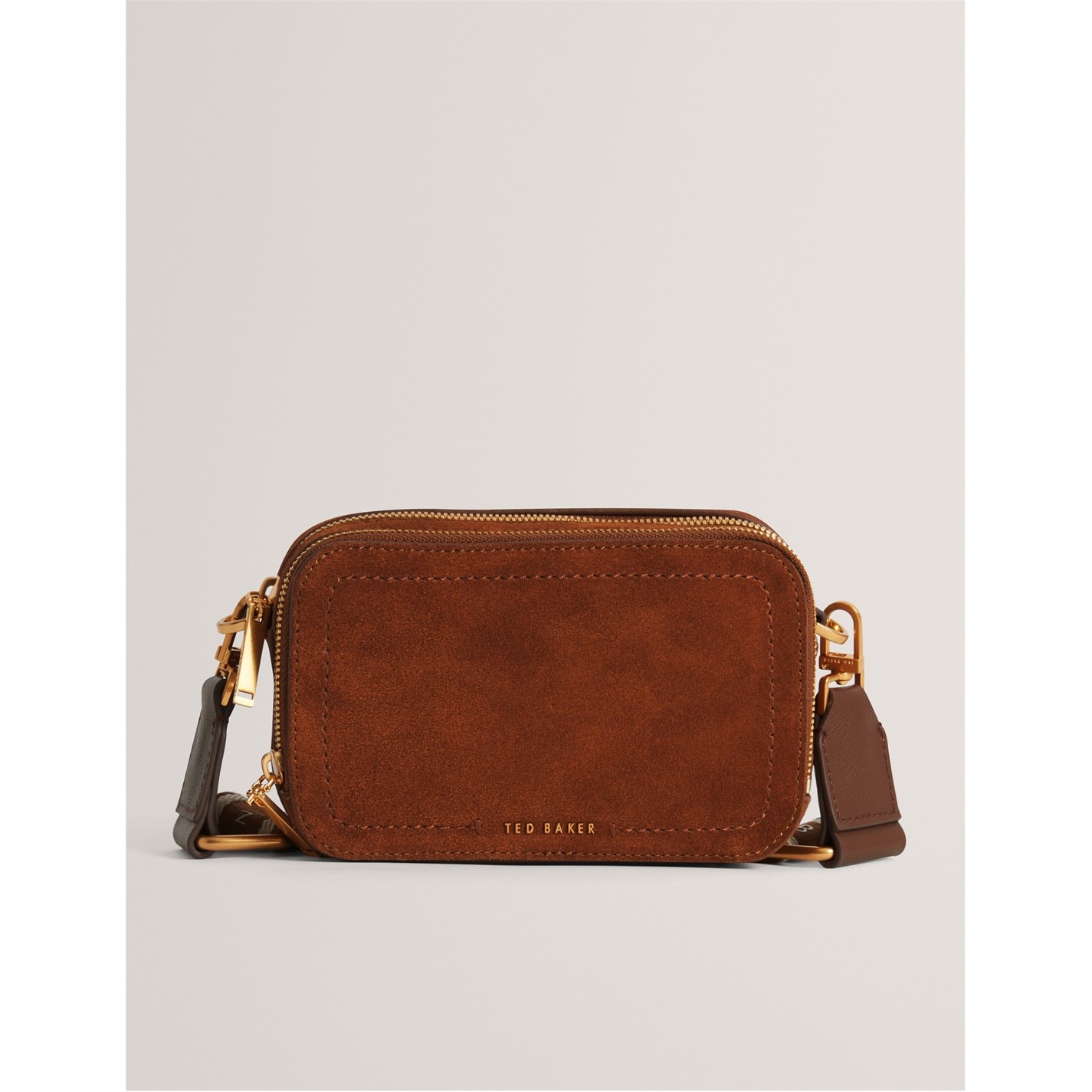 Ted Baker | Women's Suede Camera Crossbody Bag | Women | Brown | Flannels