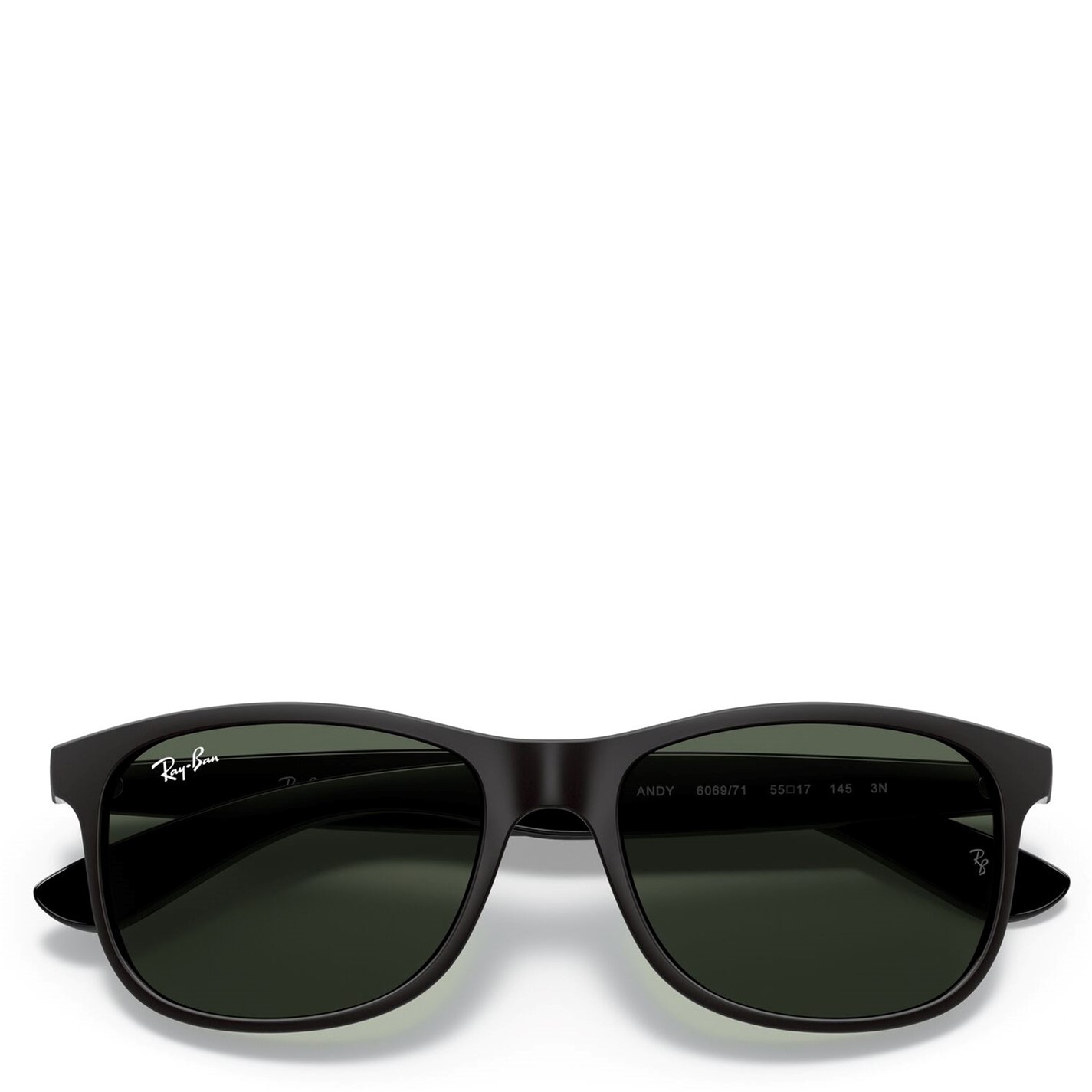 Ray-Ban | Ray Ban Matte Black Square Sunglasses | Unisex | Matte Black ...