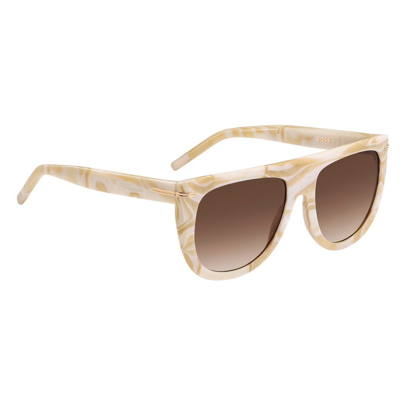 Boss | Boss Sq Flat Top Ld99 | Women | Pearled Beige | Flannels