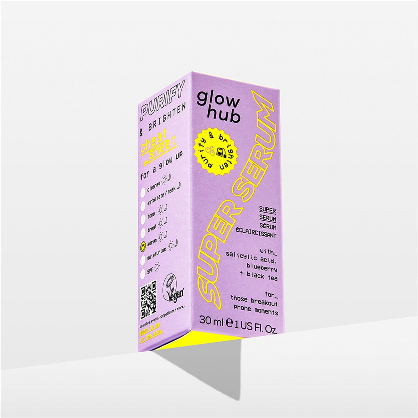 Glow Hub | Purify & Brighten Super Serum | Women | Clear | Flannels
