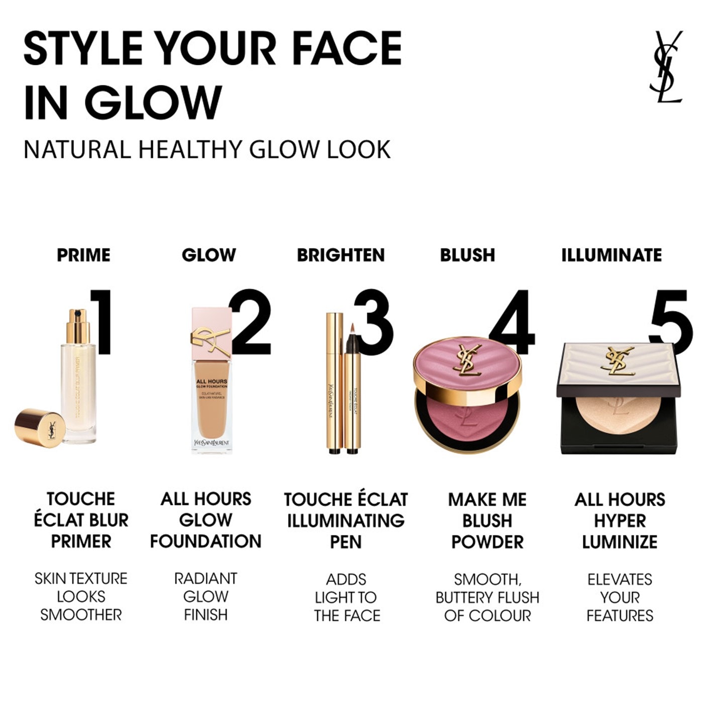 Yves Saint Laurent | ALL HOURS GLOW FOUNDATION | Women | Liquid ...