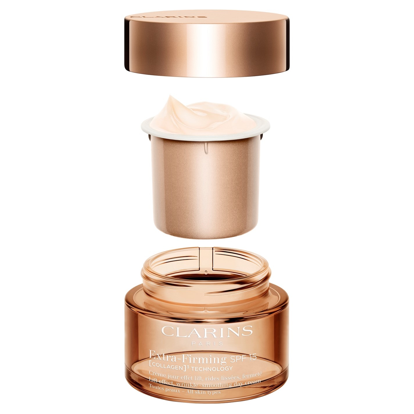 Clarins | Extra-Firming Day Cream Refill SPF15 50ml | Women | Clear ...
