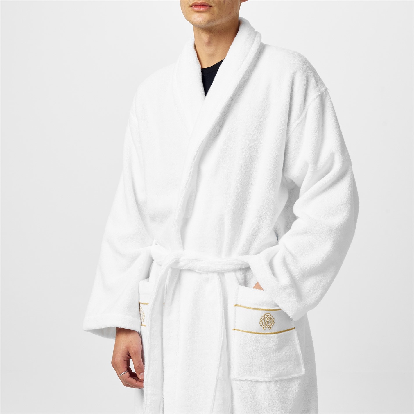 Roberto Cavalli Home | Gold Bathrobe | Unisex | Bathrobes | Flannels