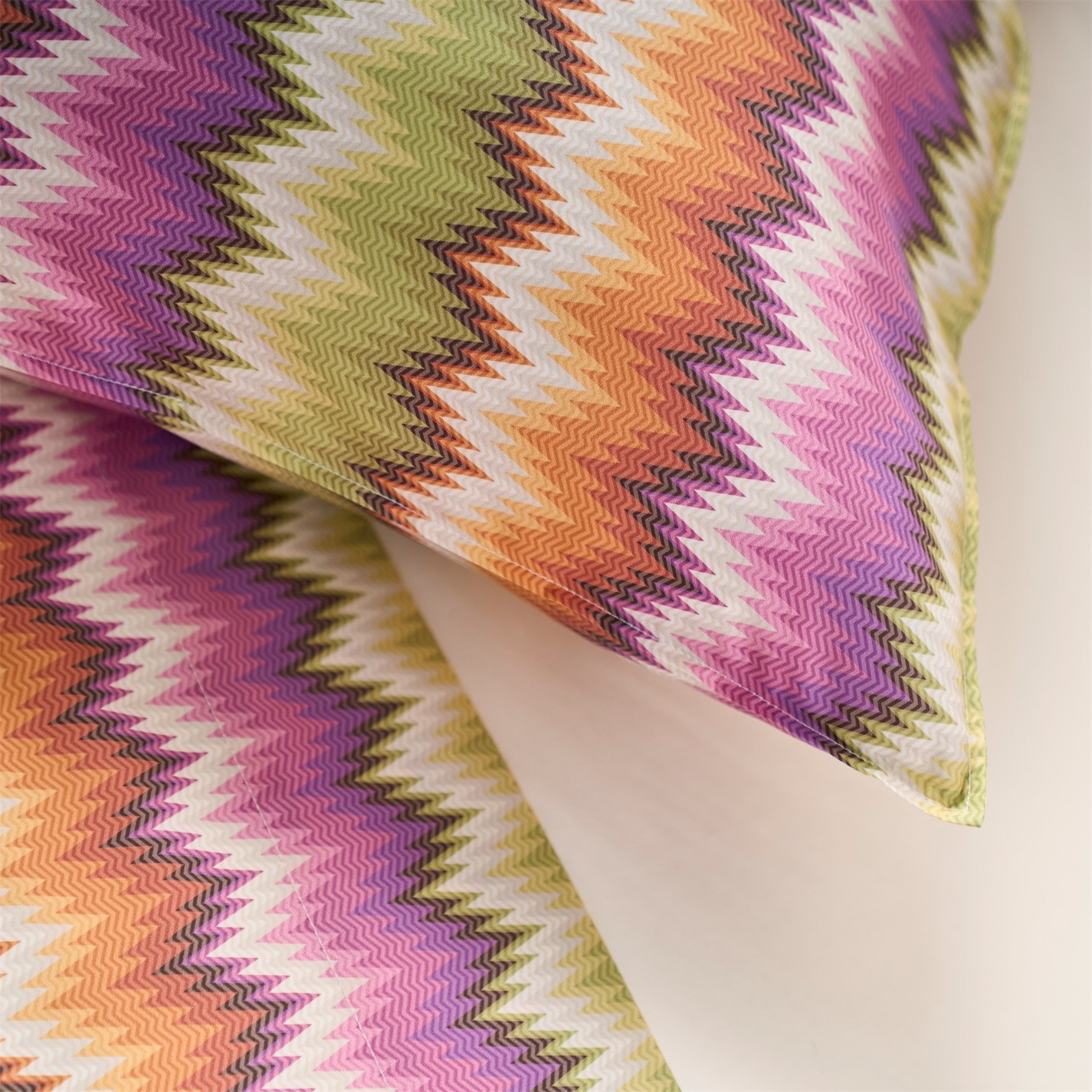 MISSONI HOME COLLECTION | Fitted Sheets | Unisex | Orange | Flannels