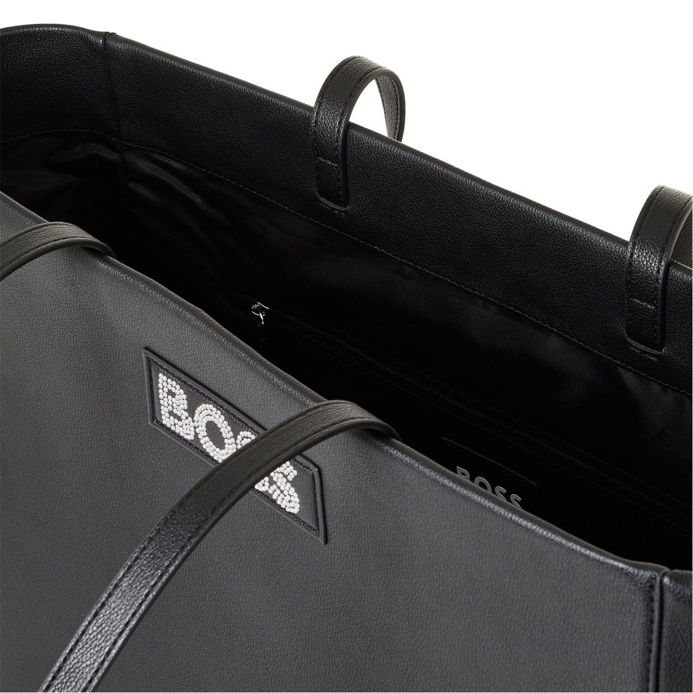 Boss | Women's Yona Tote Bag, Signature Logo | Women | Black | Flannels