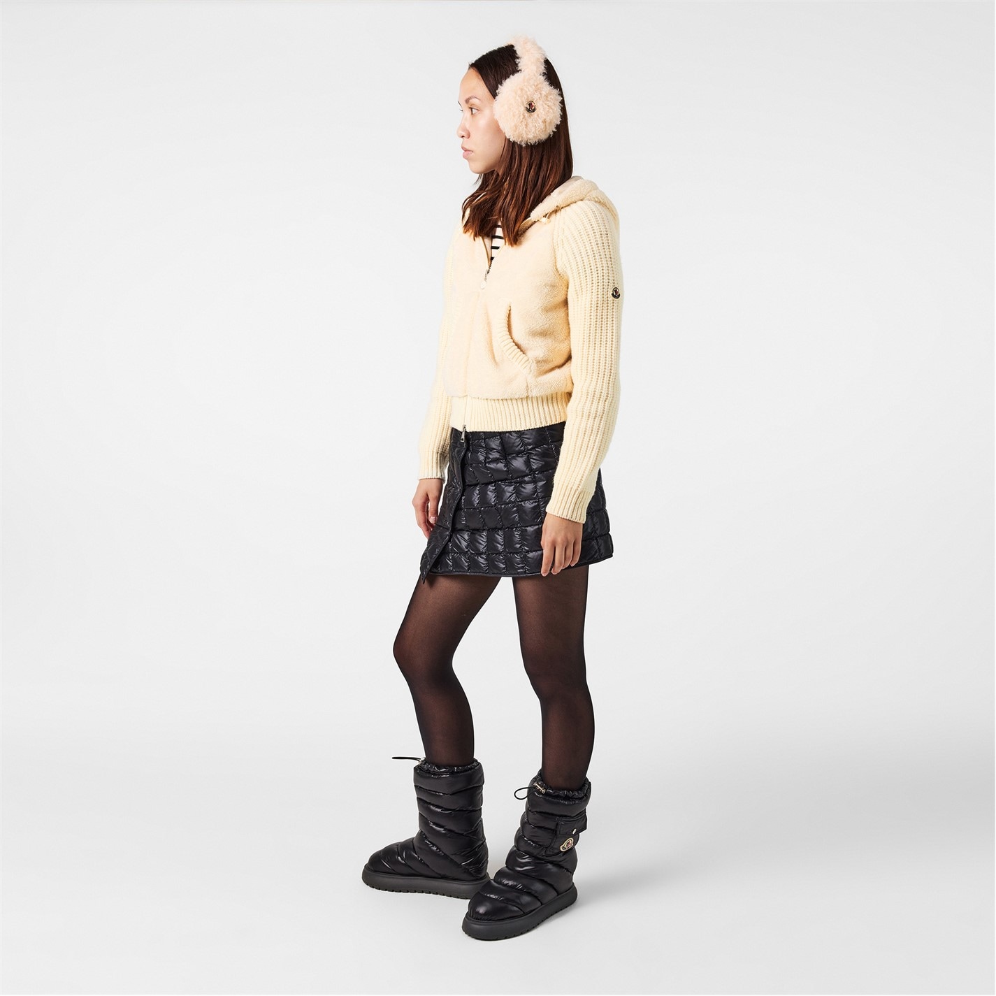 MONCLER | Women's Ear Muffs | Women | Cream 21L | Flannels