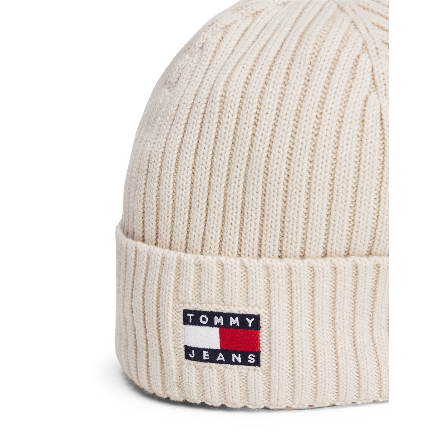 Tommy Jeans | Women's Flag Ribbed Knit Beanie | Women | Beanies | Flannels