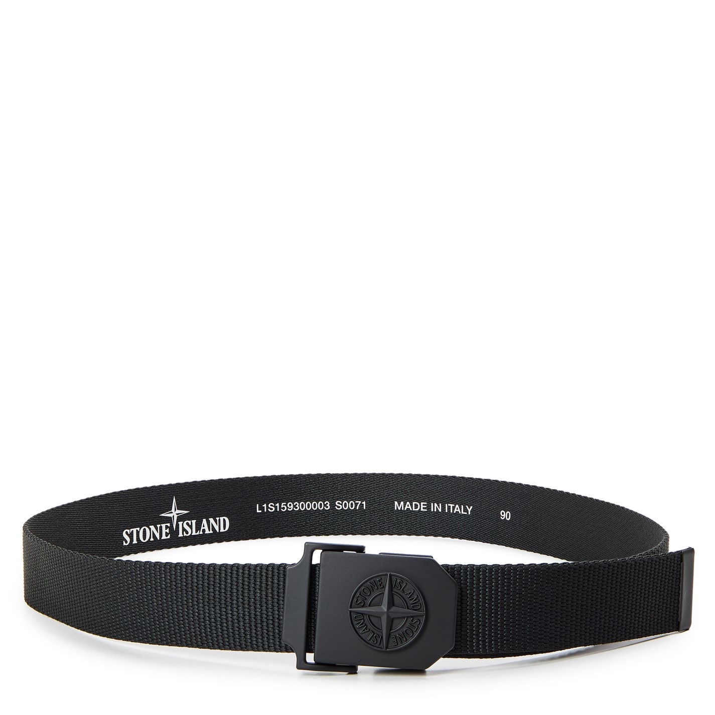 STONE ISLAND | Mens Compass Belt | Unisex | Black V0029 | Flannels