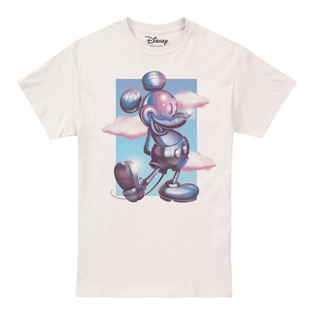 Disney | Mickey Mouse T-Shirt | Men | Beige | Flannels