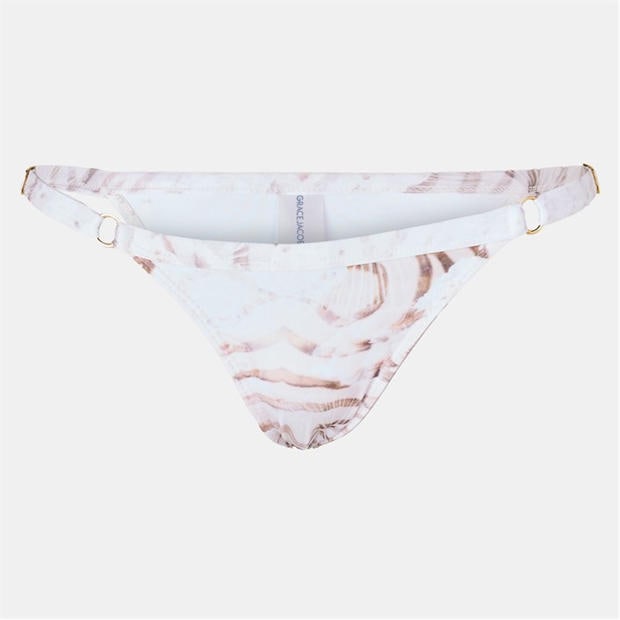 GRACE JACOB | Coconut Bikini Bottoms | Women | Beige | Flannels