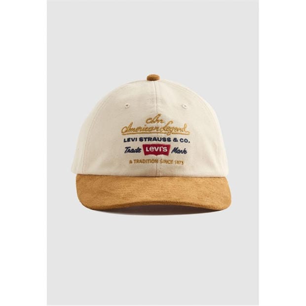 Levis | Relaxed Dad Graphic Cap | Men | Ecru | Flannels