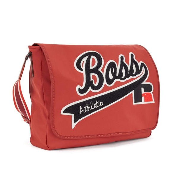 Boss x Russell Athletic | Messenger Bag | Men | Red | Flannels