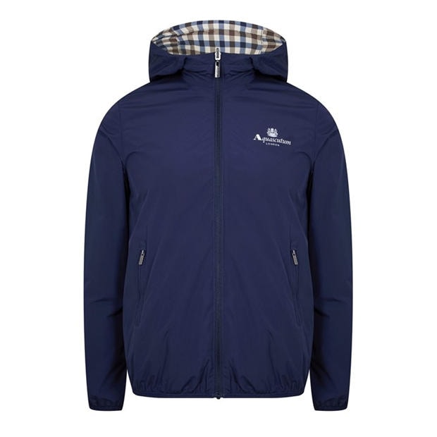AQUASCUTUM | Reversible Check Jacket | Men | Rain Jackets | Flannels