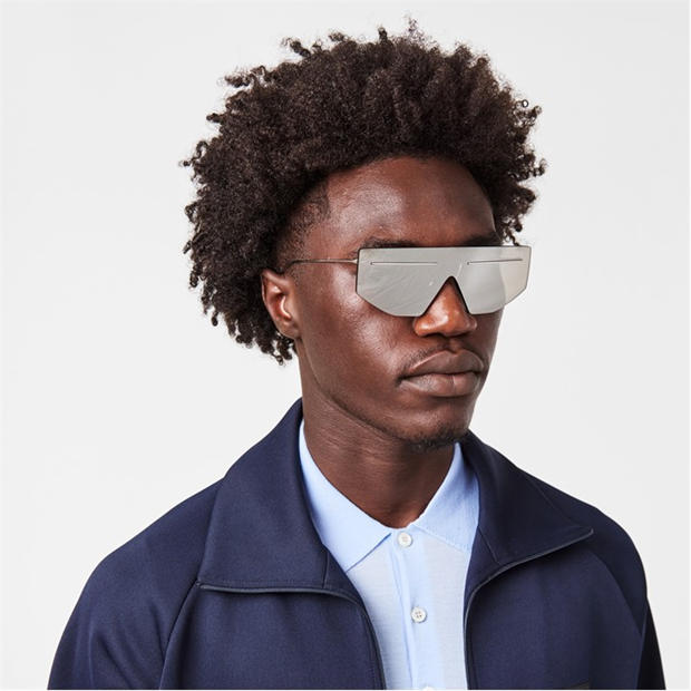 PRADA | D-Frame Sunglasses | Unisex | Silver | Flannels