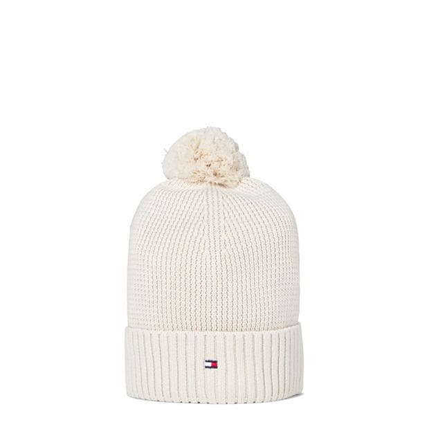 Tommy Hilfiger | TH ESSENTIAL POM POM BEANIE | Unisex | Beanies | Flannels